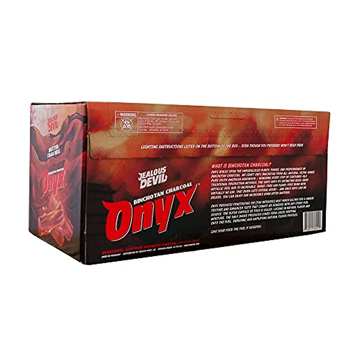 Jealous Devil Onyx Binchotan Charcoal, 20 lbs, Box