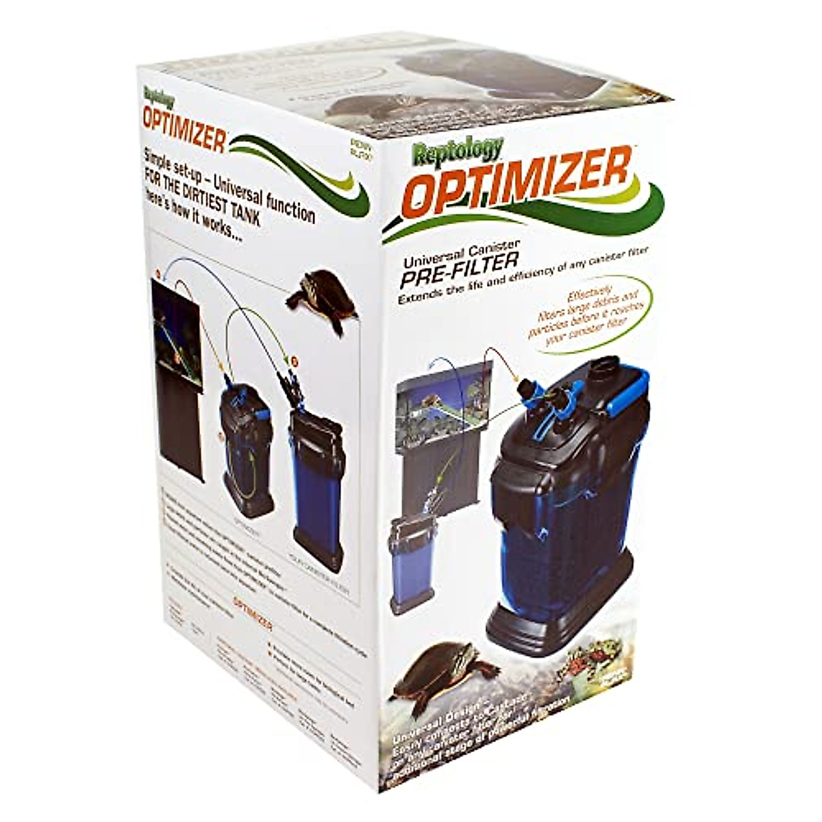 Penn-Plax Cascade Optimizer Pre-Filter for Aquarium Canister Filters – Universal Fit, Connection, and Function – More Efficient Filtration for Your Fish Tank