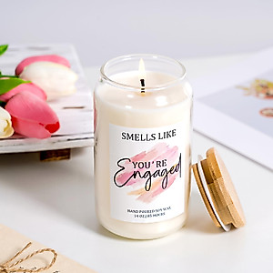 Engagement Gifts for Couples Engagement Candle Gifts for Newly Engaged Couples Engagement Gifts for Her Engaged Gifts Engaged Candle Engagement Party Gifts for Couples Women Her Future Mrs Gifts 14oz