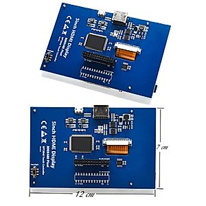 Padarsey 5 inch Touch Screen 800x480 TFT LCD Display HDMI Interface Supports Raspberry Pi 2B 3B 3B+ BB Black, Banana Pi Windows 10 8 7