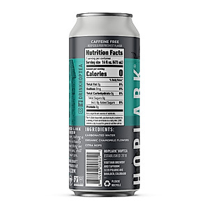 HOPLARK Sparkling HopTea - The Calm One (12pk - 16oz Cans)- Craft Brewed NA Beer Alternative - Gluten-Free, Non GMO, Zero Calories, Sugar-Free, Caffeine-Free, Unsweetened, Sparkling Tea + Water + Hop