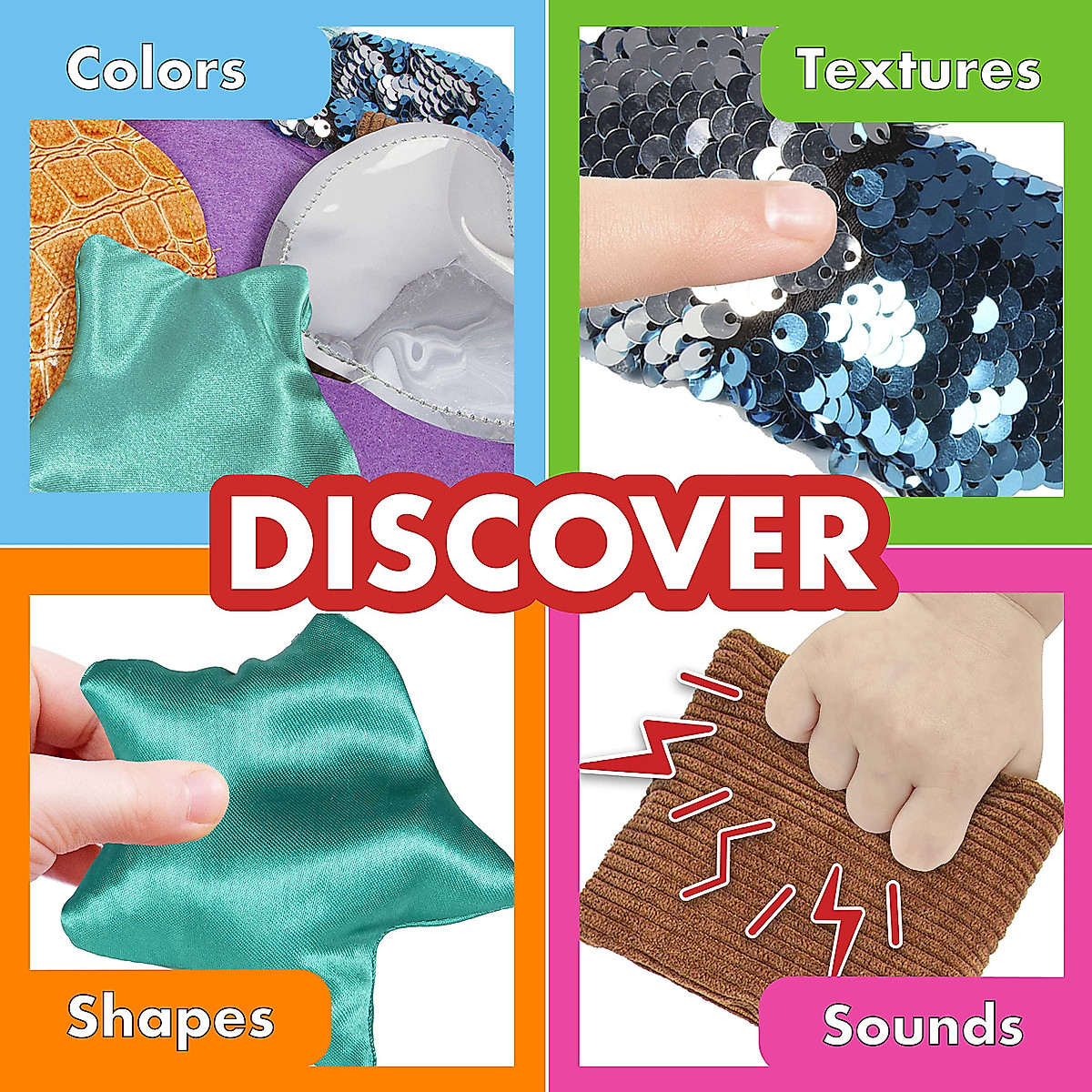 Sense & Grow Textured Bean Bags