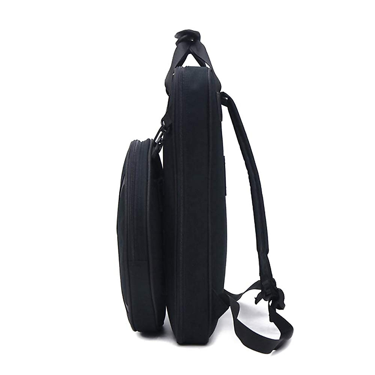 MoonEmbassy Silent Drum Pad Bag for 12 Inch,Drum Practice Pad Bag,Waterproof,with Adjustable Dual Straps Dumb Drum Practice Pad Bag