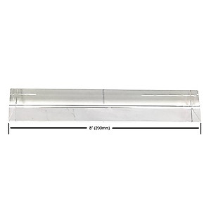 Amlong Crystal 8 inch Optical Glass Triangular Prism for Teaching Light Spectrum Physics and Photo Photography Prism, 200mm