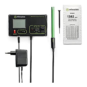 Milwaukee Instruments MC410US TDS Monitor with 0-1990 ppm Range, 10 ppm Resolution