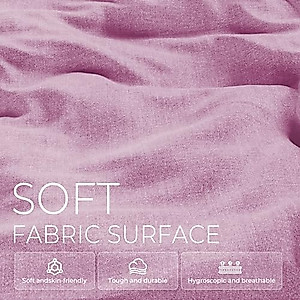 Vigosit Gaming Chair with Heated Massage Lumbar Support, Breathable Fabric Office Chair with Pocket Spring Cushion and Footrest, Recliner High Back PC Chair for Adult Pink