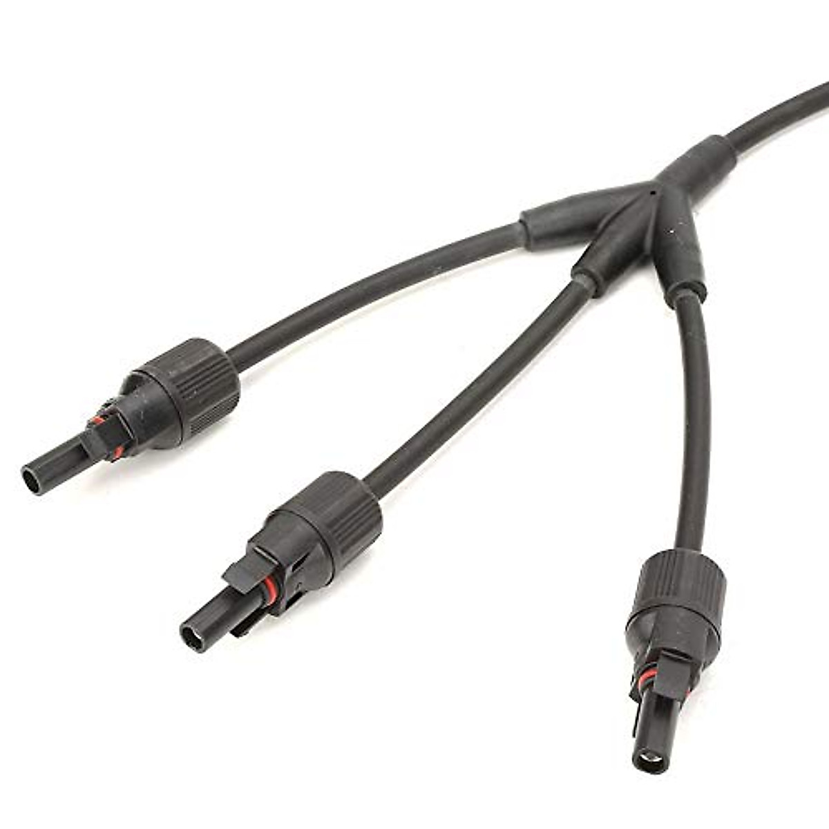1 Pair Y Type Branch Connector, Renewable Energy Solar & Wind Power Parts & Accessories Waterproof Extension Cable PV Wire Adapter Solar Panel Cable