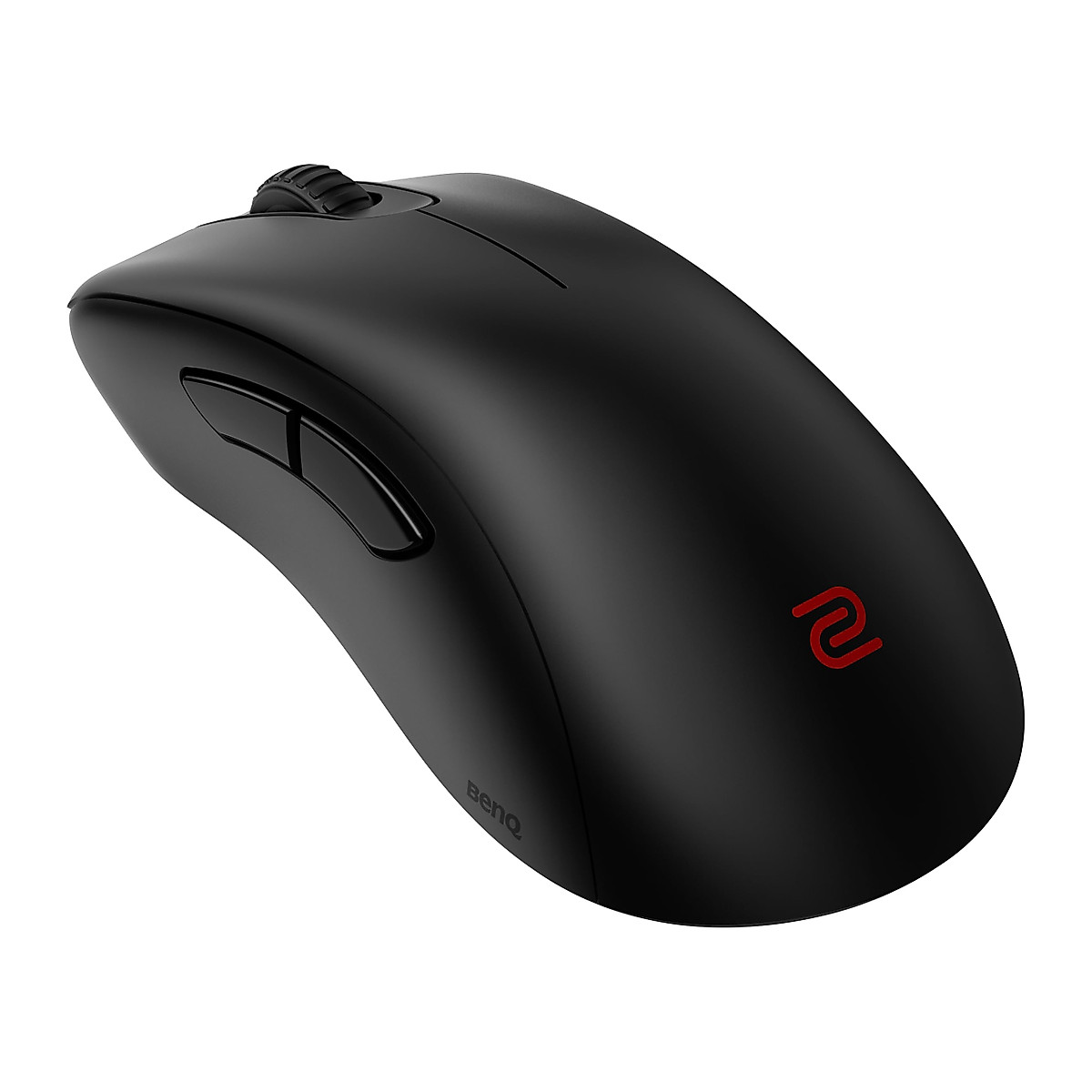 BenQ Zowie EC1-CW Ergonomic Wireless Gaming Mouse | Professional Esports Performance | Lighter Weight | Driverless | Paracord Cable | 24-Step Scroll Wheel | Matte Black | Large Size