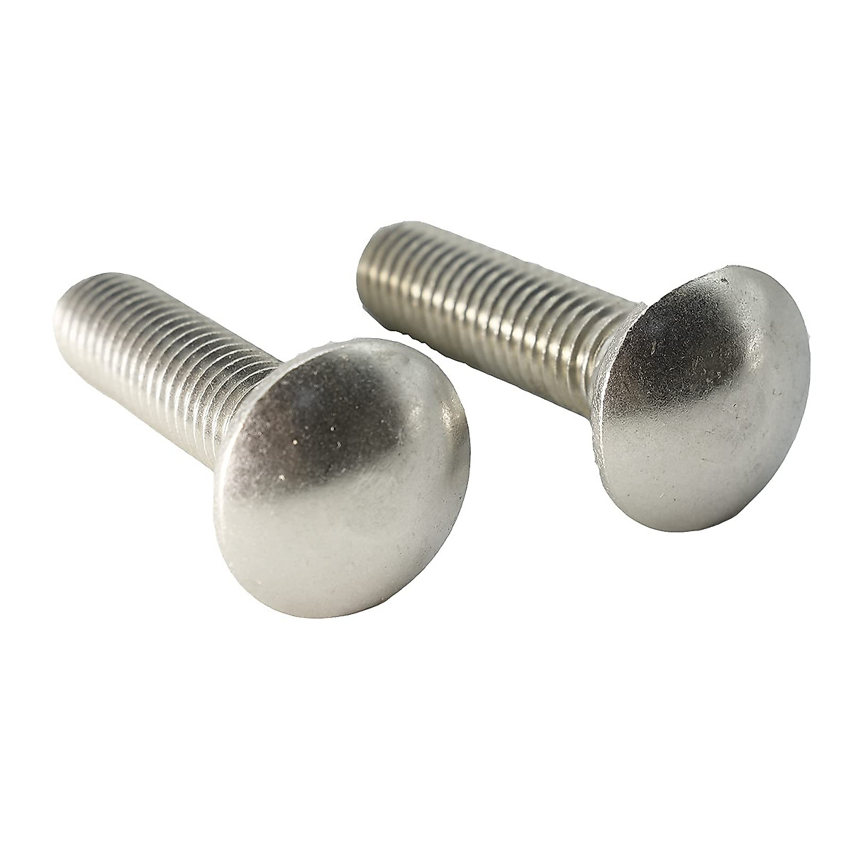 1/4"-20 X 1/2"(100pc) Stainless Carriage Bolt, 18-8 Stainless Steel Full Thread Coverage,Carriage Bolt,by SANTIE