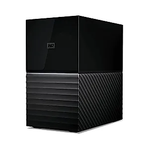 Western Digital 28 TB My Book Duo Desktop RAID USB 3.1 External Hard Drive and Auto Backup Software, Black