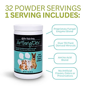 YOUNGEVITY Arthrydex Complete Nutritional Supplement | Vitamins Probiotics Enzymes | Pets Healthy Bones & Joints -1 lb Canister (Pack of 2)