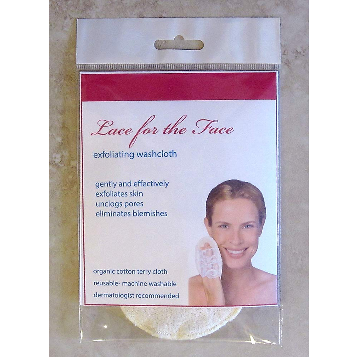 Lace For The Face | Microdermabrasion Cloth for Face | Skin Exfoliating Pore Opening Face & Body Scrub Cloth | 2 cloths per package