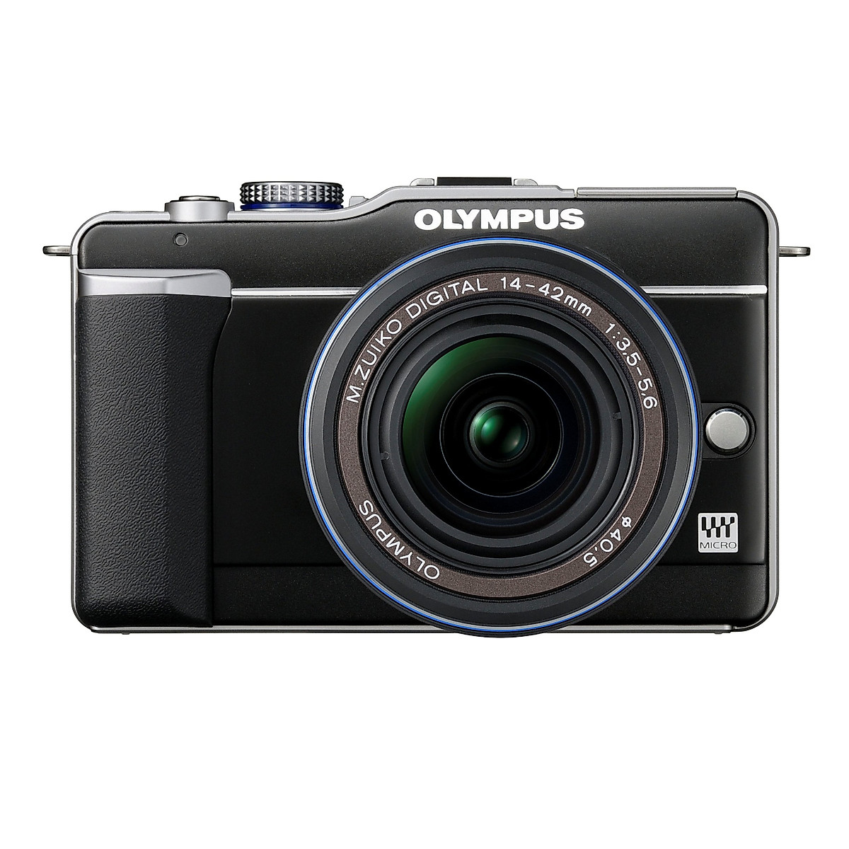 OM SYSTEM OLYMPUS PEN E-PL1 12.3MP Live MOS Micro Four Thirds Mirrorless Digital Camera with 14-42mm f/3.5-5.6 Zuiko Digital Zoom Lens (Champagne Silver)