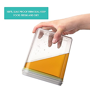 Vhorate Pop Top food storage containers with Lids, Airtight Pop Container Sets for Food Storage, Pop Up Storage Containers with Label for Kitchen,Pantry 12PCS 1.2/2.1/2.8/3.4QT*3