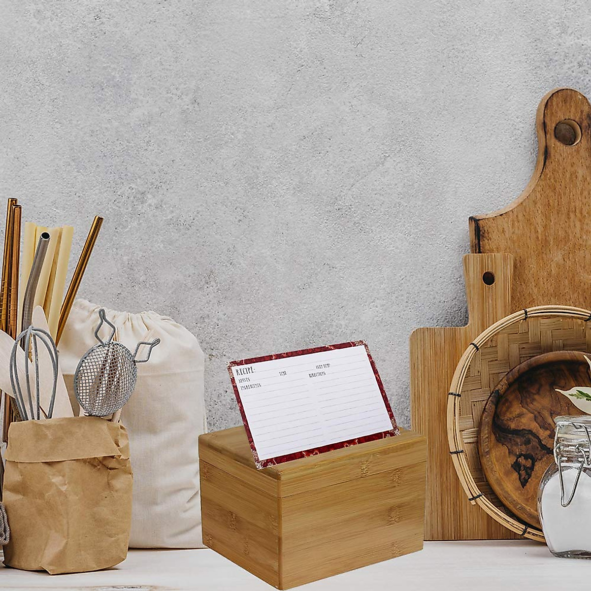 Ring Binder Depot, Recipe Cards 4 inch X 6 inch on Premium Thick Card Stock with Card Dividers Included! Great Gift for Amateurs or Experienced Chefs (Pack of 50)