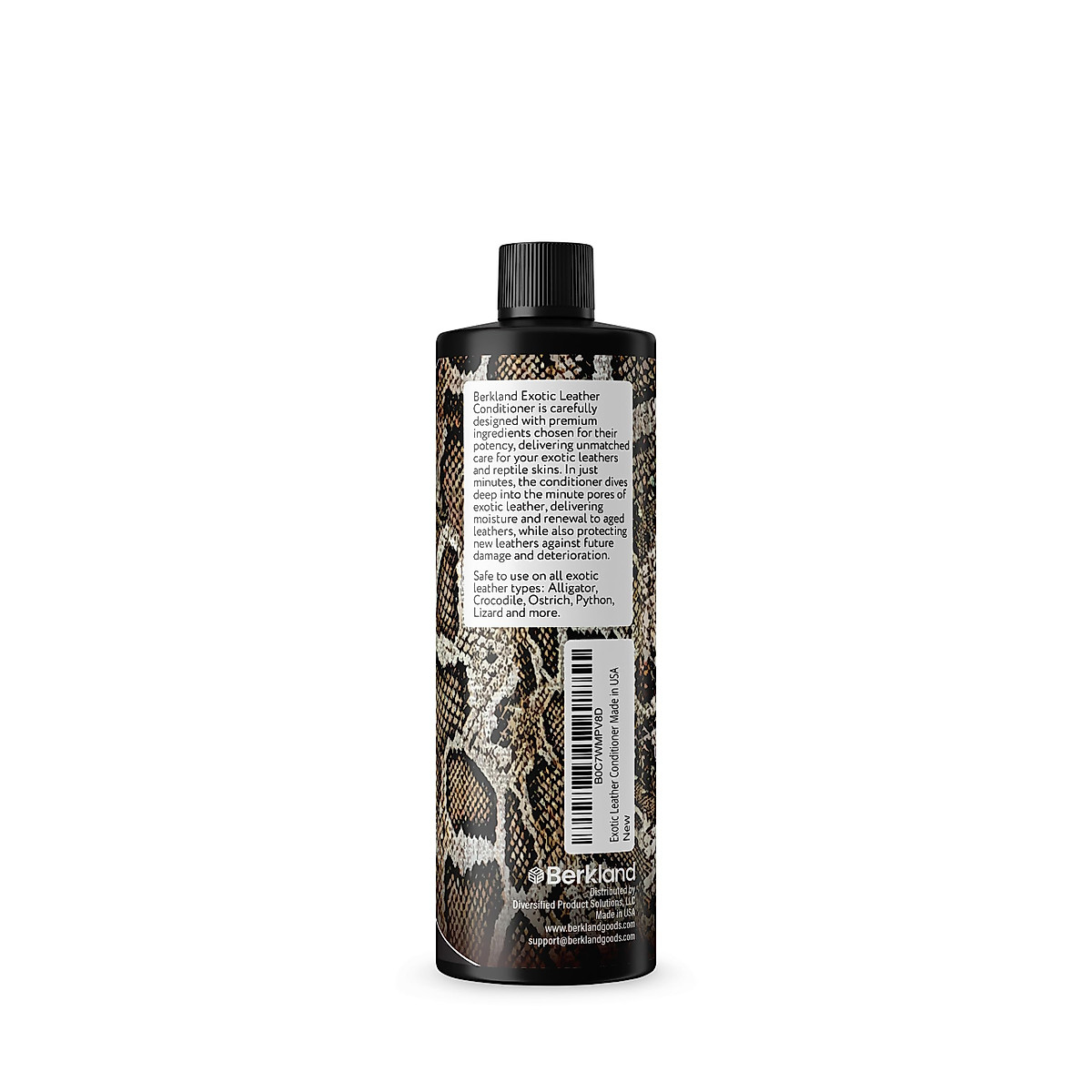Exotic Leather Conditioner for Boots - Made in USA Leather Cleaner Specially Formulated to Clean & Condition Your Reptile & Exotic Skins - Snakeskin Conditioner - Crocodile Leather Conditioner - 8oz
