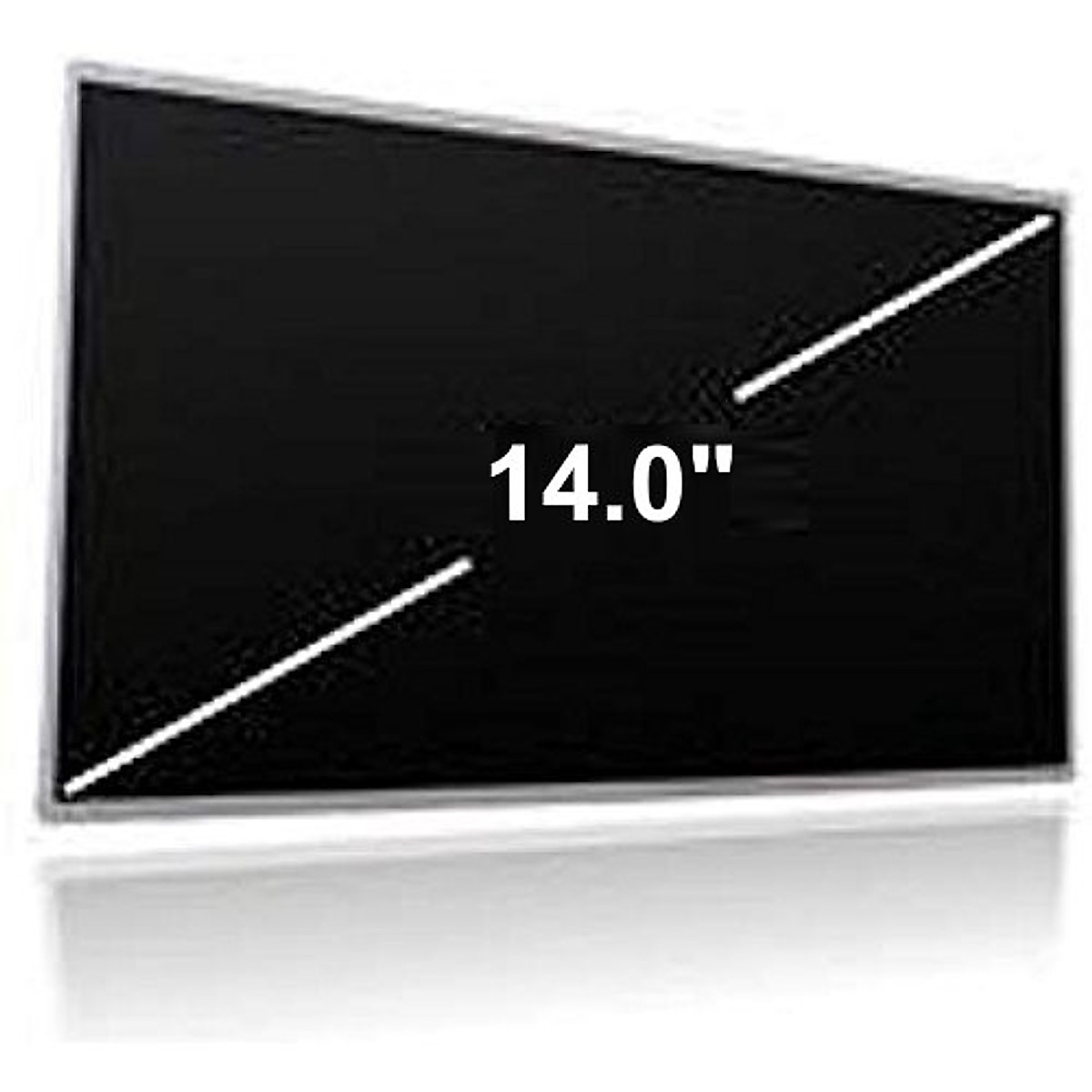 FULLCOM New 14 inch Screen Compatible with N140HCN-G53 IPS Narrow Edge 1920X1080 40PIN Matte Replacement Screens