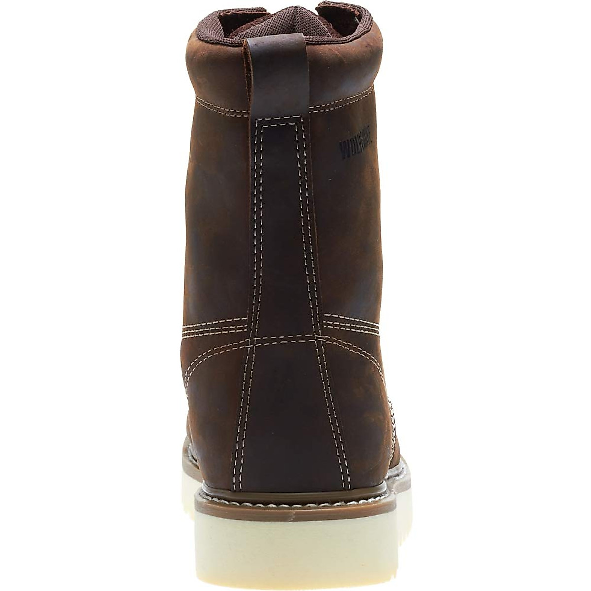 Wolverine Men's Loader 8" Soft Toe Wedge Work Boot, Brown, 10 M US