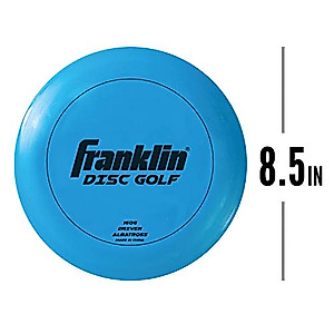Franklin Sports Pro Disc Golf Discs Set - Equipment Starter Kit- Driver, Mid-Range, Putter Discs Included - Full Frolf - Professional Set