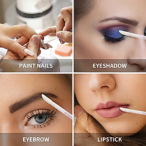 Kirecoo 200PCS Lip Applicators Disposable - Glitter Crystal Lip Wands, Lip Brush, Lip Gloss Wands, Lipstick Applicator Wands, Makeup Applicator Beauty Tool Kits (Black+Pink)