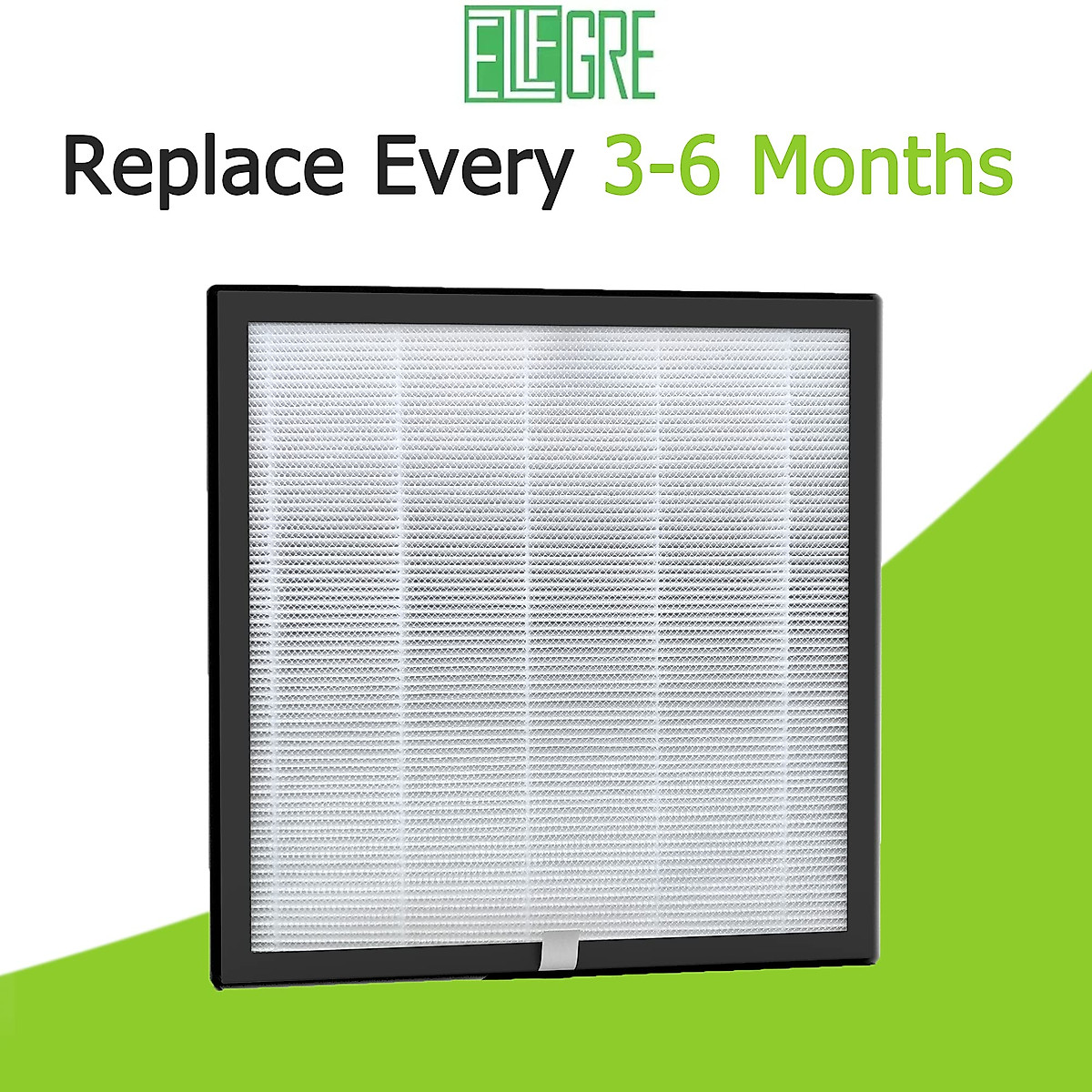 EzLfGre A3 Replacement Filter, Fit for VEWIOR A3 Air Purifier, 3-in-1 H13 True HEPA, 2 Pack