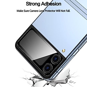 YWXTW for Samsung Galaxy Z Flip 4 Screen Protector, Front Display Cover Tempered Glass, Anti Scratch, Ultra Thin, Case Friendly Galaxy Z Flip 4 Accessories, 2 Pack