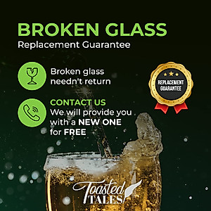 Toasted Tales - St Patrick's Day - Happt St Patrick Day Wine Glasses | St Pattys Glasses for Party Decorations | Home Decor Glasses | Irish Gifts | Gift for Mens & Womens (15 oz)