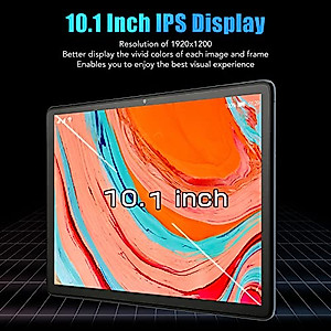 10.1 Inch Tablet, 8GB RAM 128GB ROM US Plug 100‑240V Octa Core 4G LTE Phone Tablet 2.4G 5G WiFi for Office for Android 11 (Blue)