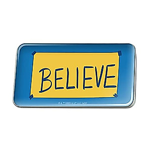 Ted Lasso Believe Metal Rectangle Lapel Hat Pin Tie Tack Pinback