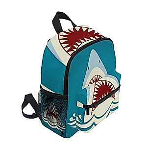 Kids Backpack Shark Tooth Jaws for Toddler Boy Girls Age 3-7