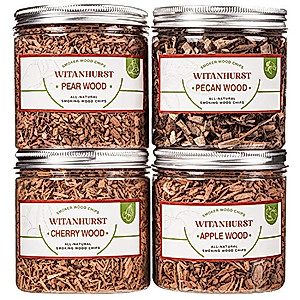 WITANHURST Cocktail Smoker Complete Kit + 4 Pcs Smoke Infuser Wood Chips