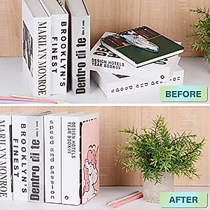 Zyners 8 Pieces Bookends, Metal Bookends for Shelves, Non-Skid Heavy Duty, Unicorn Cute Book Ends for Kids, Girls, Children(5.3 x 4 x 7.5 inches)