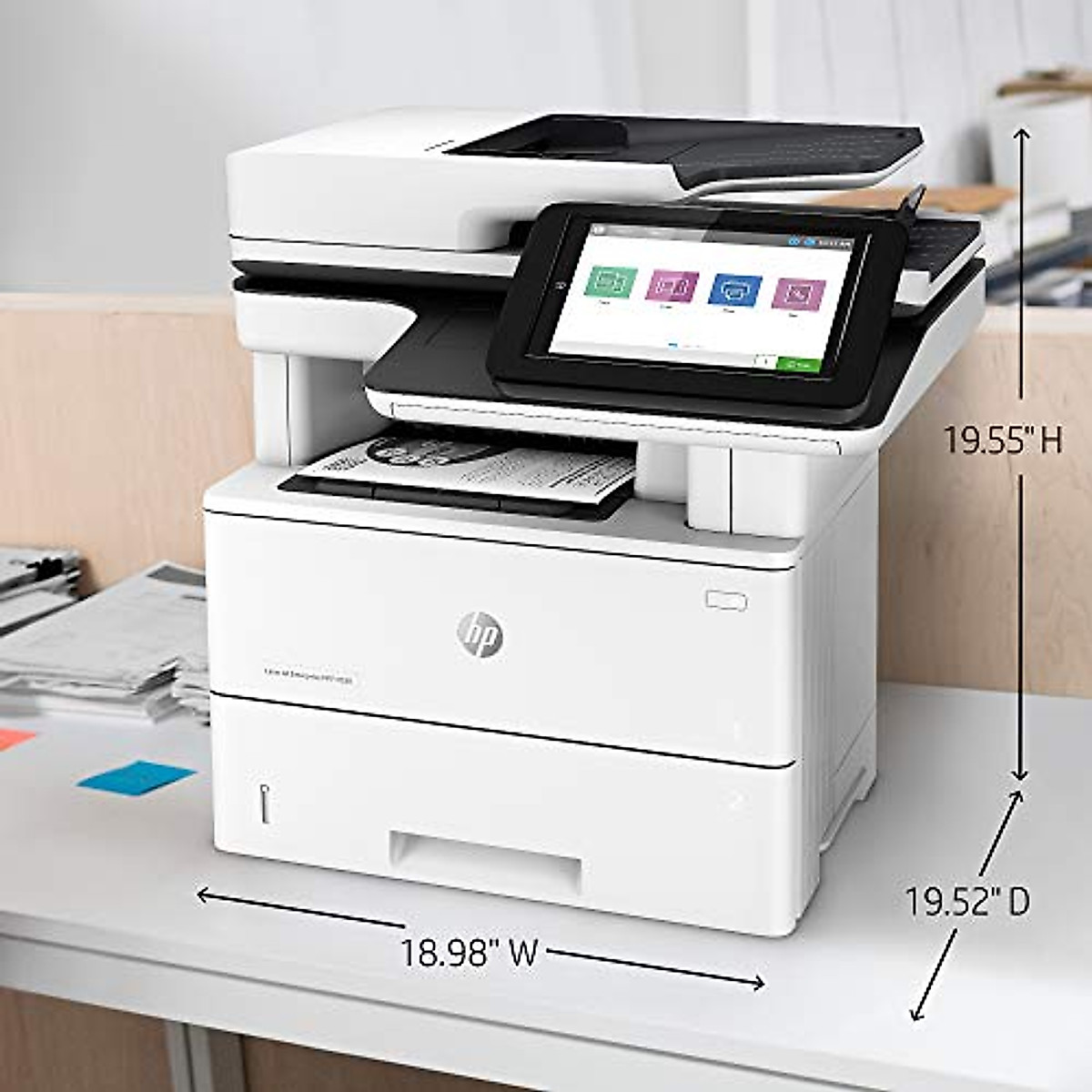 HP LaserJet Enterprise MFP M528dn Monochrome All-in-One Printer with built-in Ethernet & 2-sided printing (1PV64A)