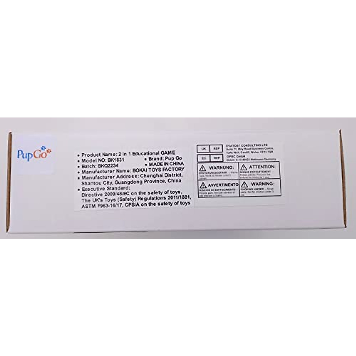 Pup Go Match Letter Game, Spelling Word Games, Educational Early Learning Toys for Age 3 4 5 6 7 8 Year Old Kids, Preschool Toys Board Game Gifts for Boys Girls (Light Blue)