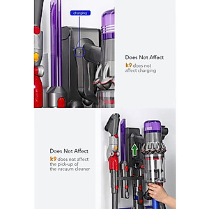 Meijunter Storage Holder Compatible with Dyson Digital Slim/V7/V7 Slim/V8/V8 Slim/V10/V11/V11 Outsize/V12/V15/Outsize Vacuum Cleaner Accessories Organiser Stand