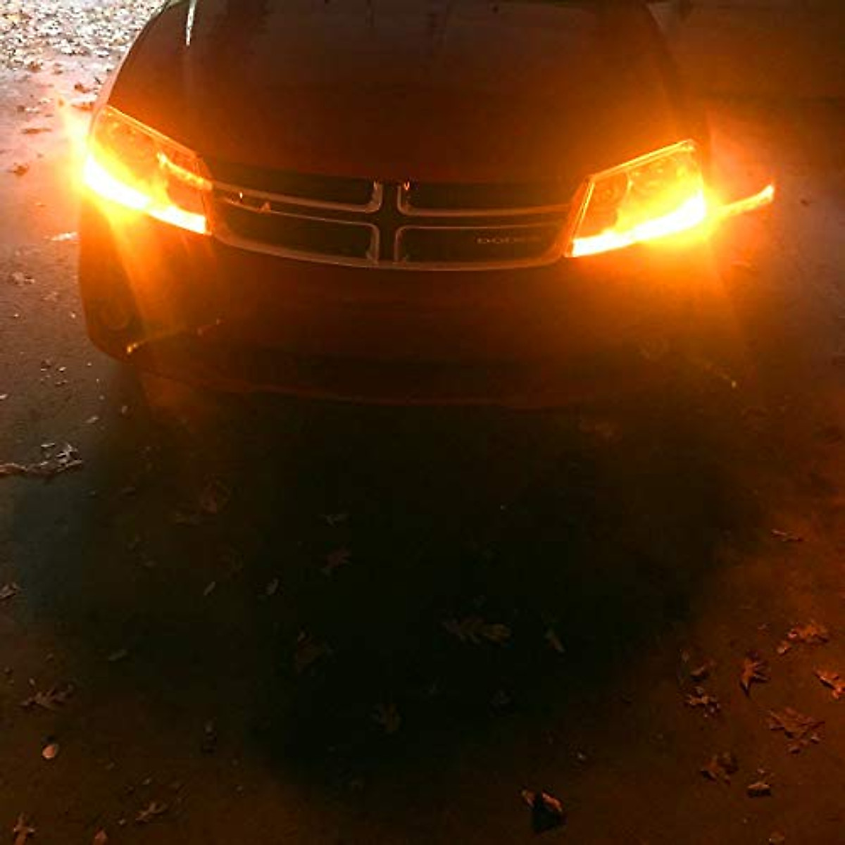 Alla Lighting 2800lm 7440 7443 LED Turn Signal Lights Bulbs, Amber Yellow T20 7440NA 7444NA 7442NAK WY21W 7443NA 992 Blinker Lamps Replacement Xtreme Super Bright 12V 5730 33-SMD Dual Filament