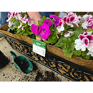 Bosmere F919 30 Inch Pre Formed Replacement Coco Liner with Soil Moist for Window Basket, Brown