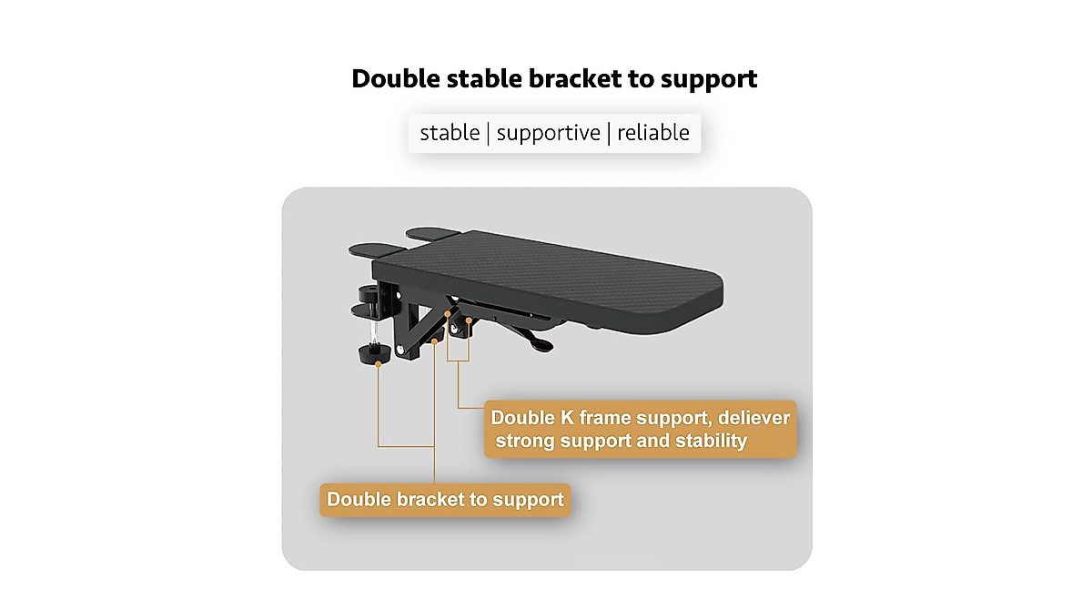 HONJIE Computer Arm Rest for Ergonomic Office Comfort
