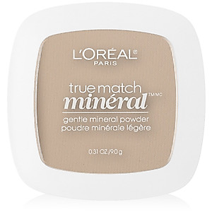 L’Oréal Paris True Match Mineral Pressed Powder, Soft Ivory, 0.31 Ounce