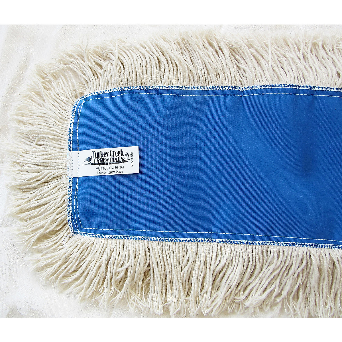 36" Industrial Strength Washable Cotton Dust Mop Refill, Replacement Head for Home & Commercial Use, Fits 36 Inch Frame, Cleans Hardwood, Laminate, Concrete, or Other Floor Systems (36")