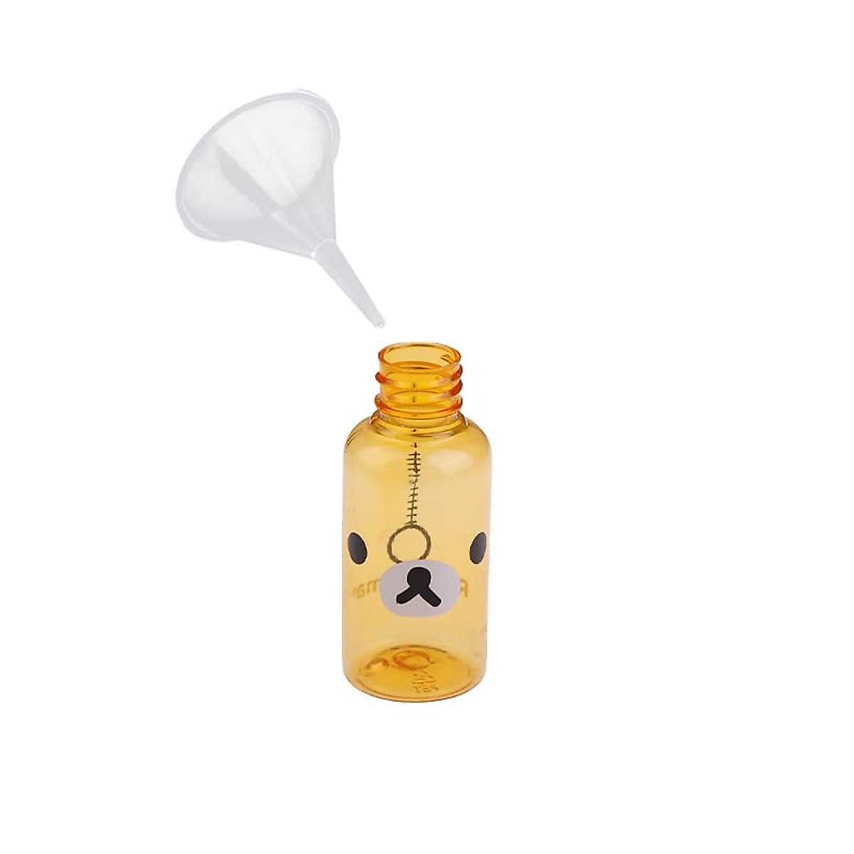 Mini Clear Funnel 10-Pcs Narrow Neck Perfume Funnel Polyethylene Small Funnel Kitchen Use Plastic Funnels for Lab, Water Bottle, Powder,Capsule,Oils, Filling Bottles, Urn Funnel Filling Kit