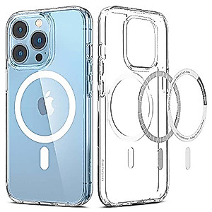 Spigen Ultra Hybrid Mag (MagFit) Compatible with MagSafe Designed for iPhone 13 Pro Case (2020) - White