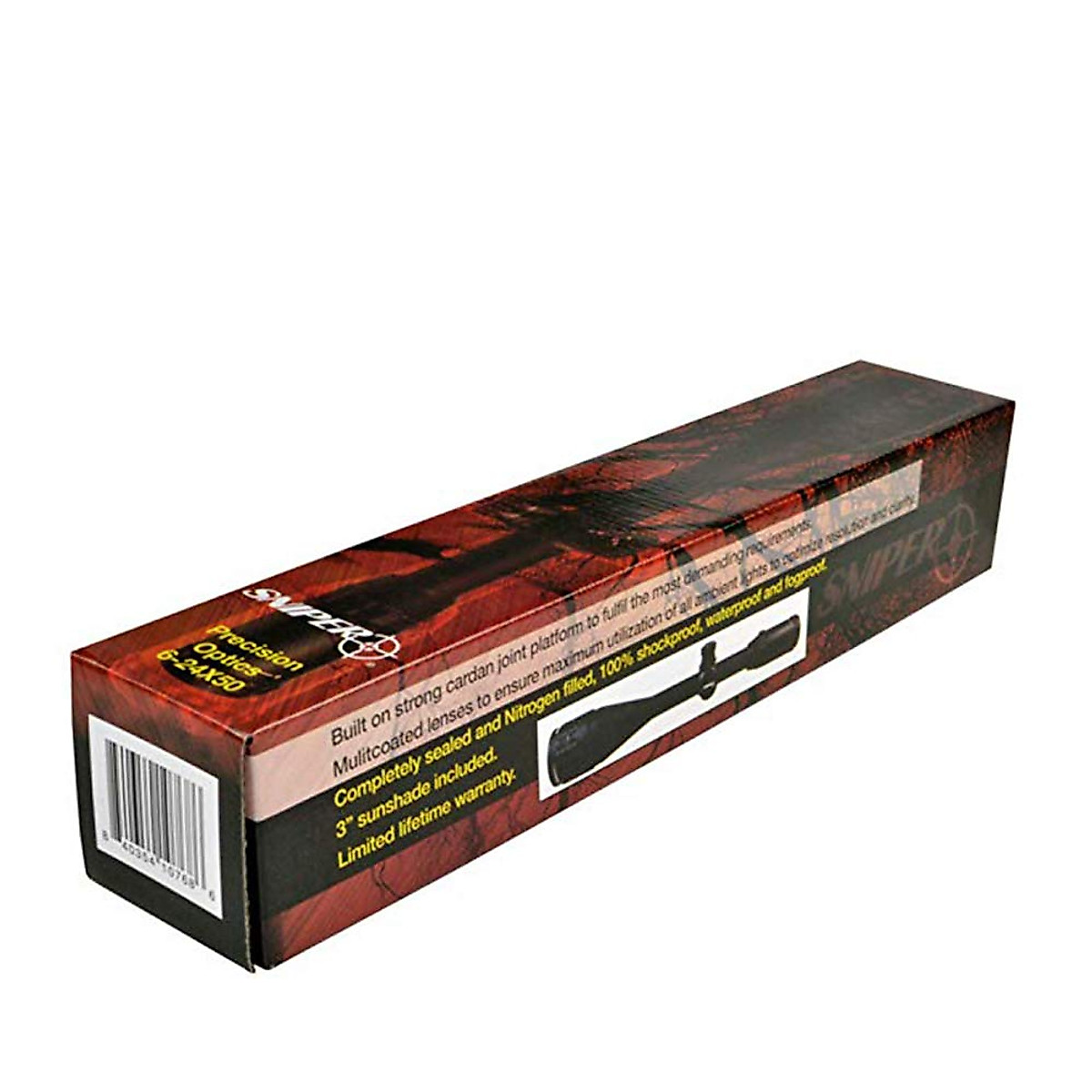 LT 4-16X50/6-24x50 Hunting Rifle Scope with Multi-Coated Lenses, Tri-Color Illuminated Reticle and AO Adjustment (6-24x50)