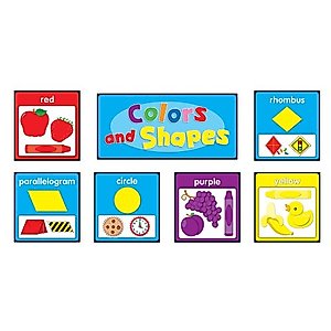 Carson Dellosa Colors and Shapes Bulletin Board Set (119017)