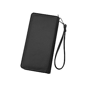 Wristlet Wallets Purse,Horse jumping sport Man watercolor painting on white background,Ladies PU Pockets Large Purse