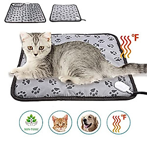SMLJLQ Pet Electric Blanket Heating Pad Dog Cat Bed Mat Waterproof Anti-Bite Adjustable Temperature Chair Cushion (Size : 70cm)
