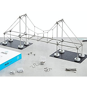 Mola Structural Kit 3 | Magnetic Modular Kit for Engineering and Architecture Education | 205 Pieces + Practical Guide