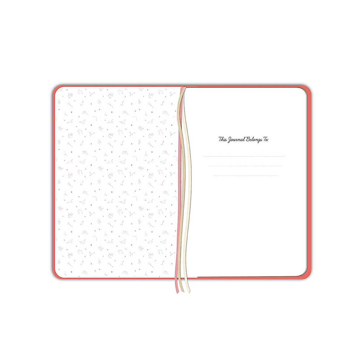 Southworth Medium Case Bound Journal, 5.5" x 8.25", Boho Mystical Pink, Premium 28 lb/105 gsm Paper, 160 Lined Sheets (91388)