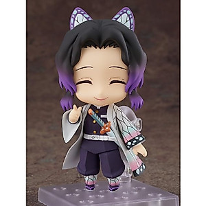 Good Smile Demon Slayer: Kimetsu no Yaiba Shinobu Kocho Nendoroid Action Figure, Multicolor