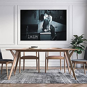 Anime Serial Experiments Lain Canvas Art Poster and Wall Art Picture Print Modern Family Bedroom Decor Posters Gifts 12x18inch(30x45cm)